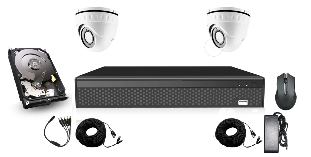 Revez 2 Camera Complete HD CCTV Kit - revez.eu